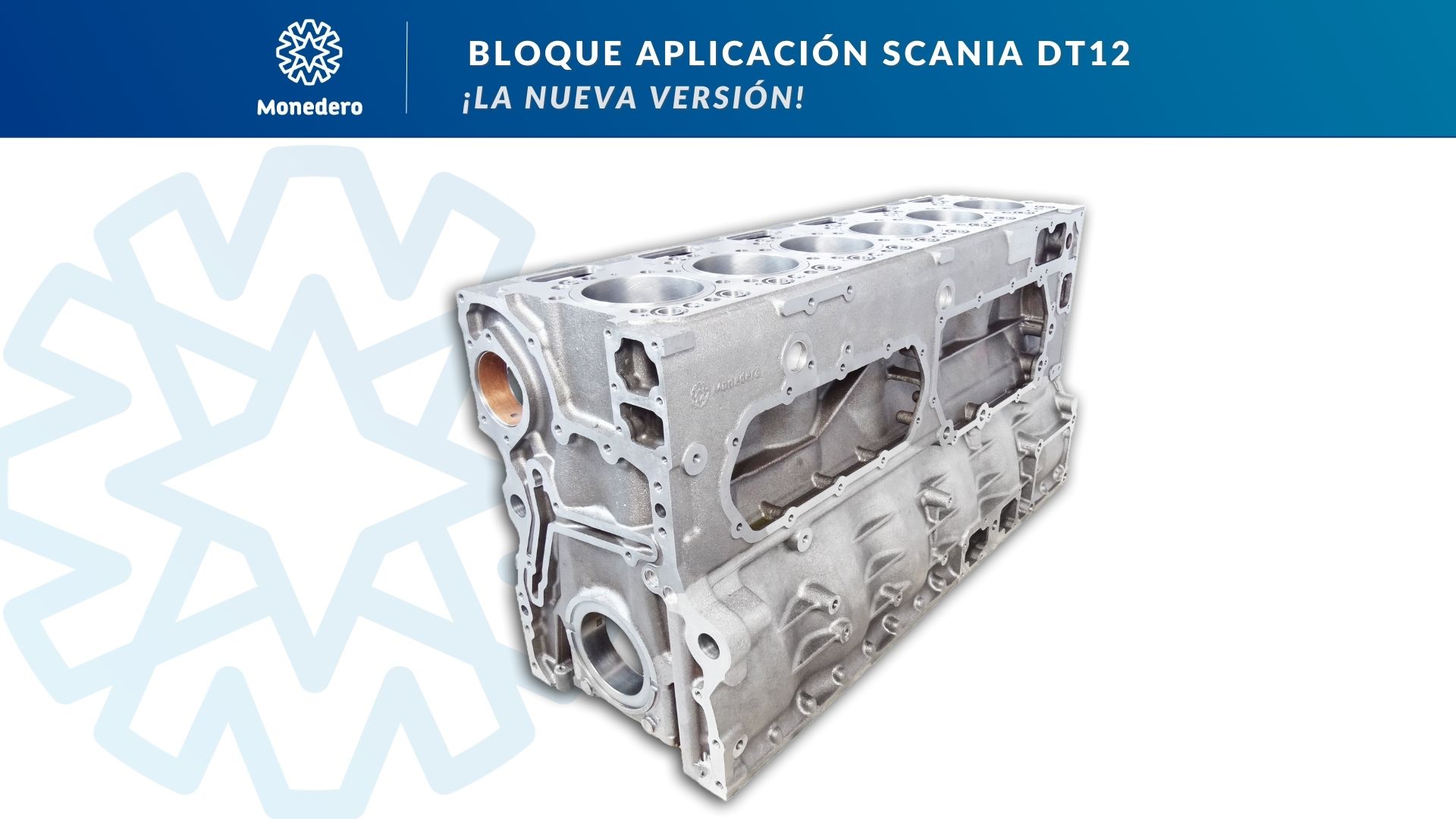Monedero mejora el bloque para Scania DT12